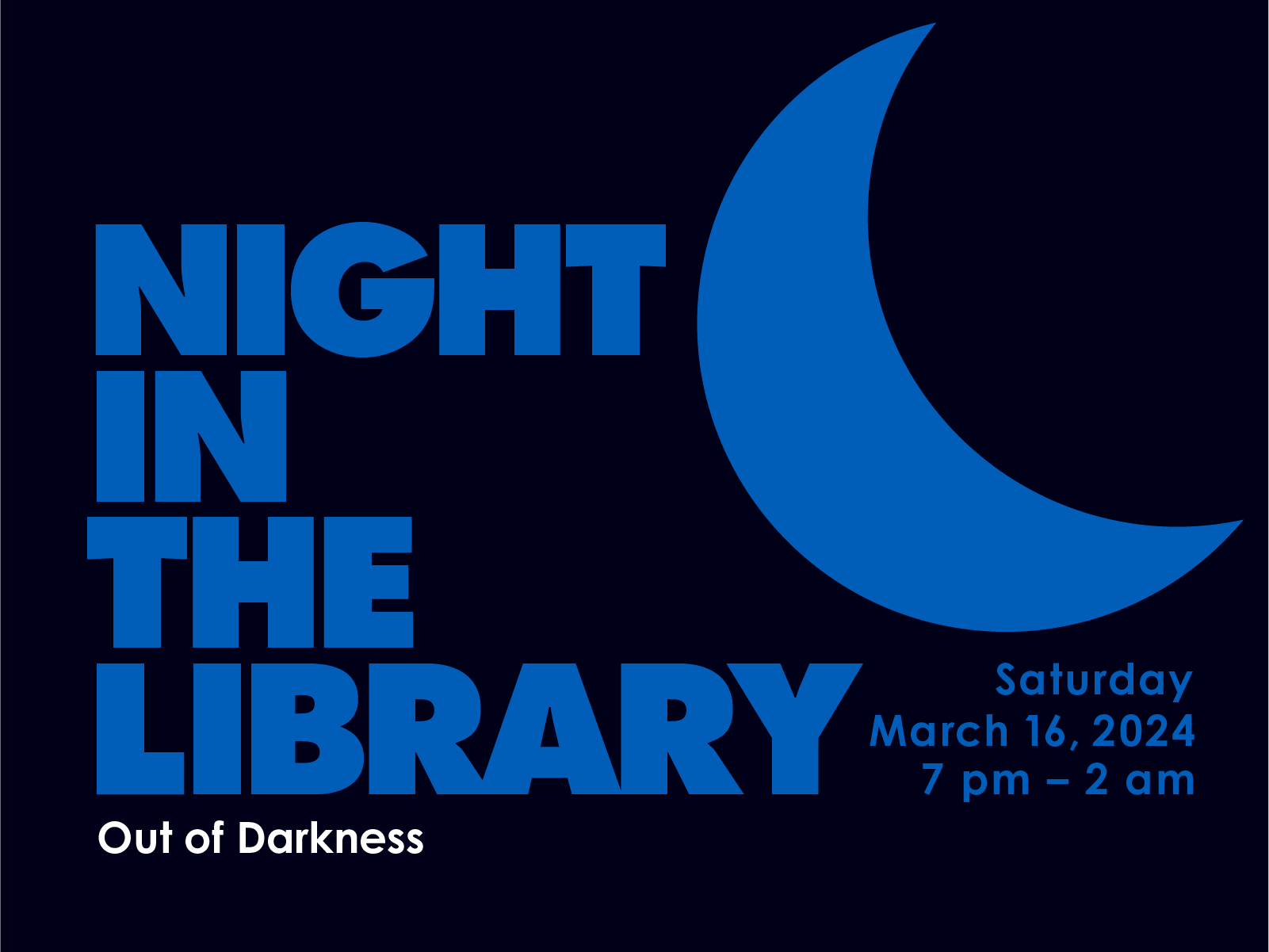 Night in the Library: Out of Darkness | Brooklyn Public Library