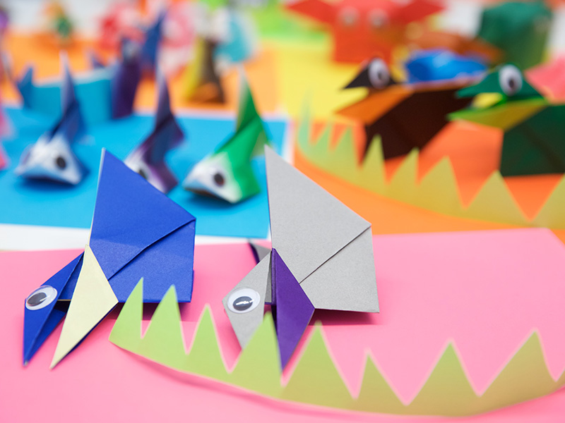 Teen Grab & Go: Origami Jumping Frog Kits | Brooklyn Public Library