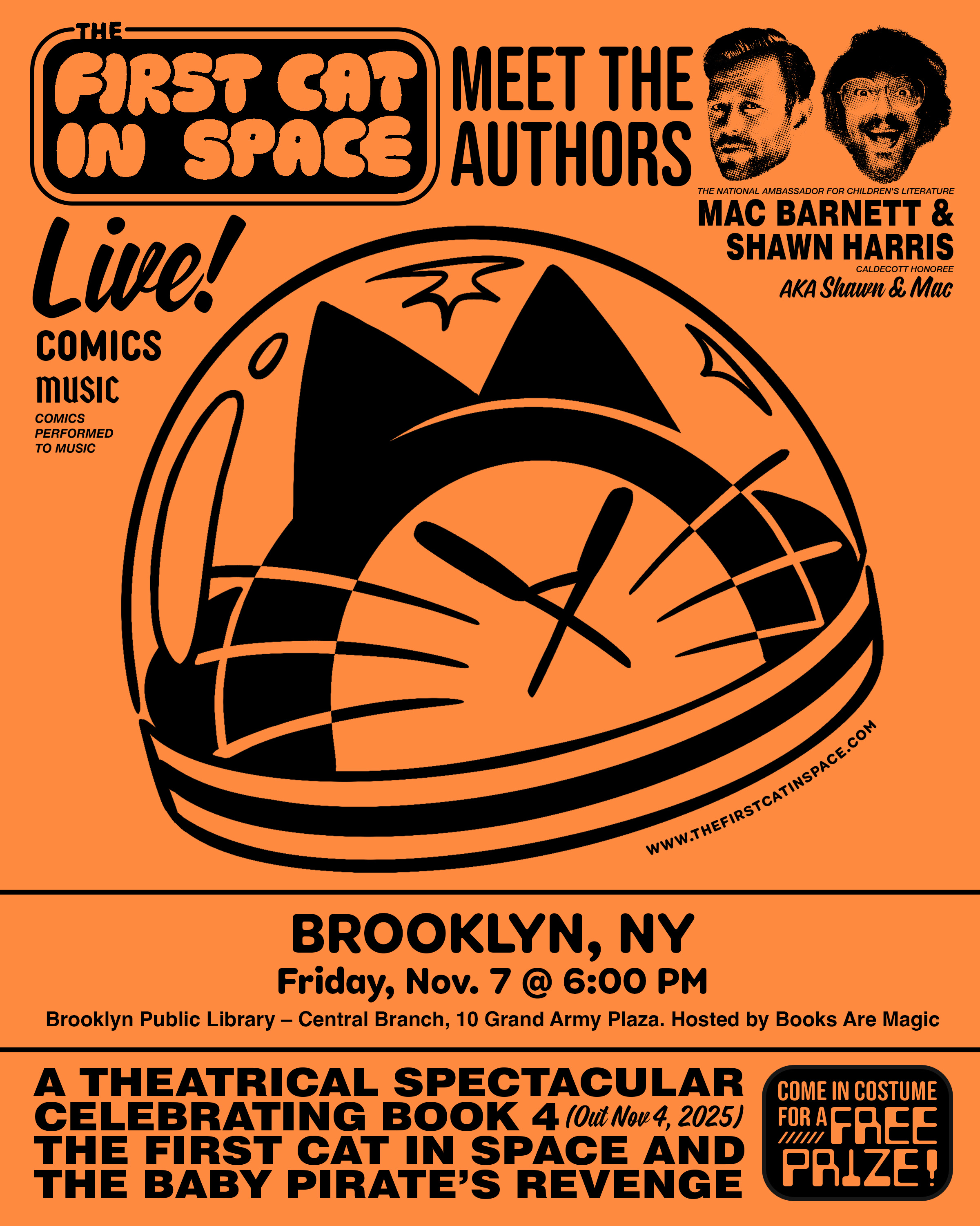 Mac Barnett & Shawn Harris Present "The First Cat in Space and the Baby ...