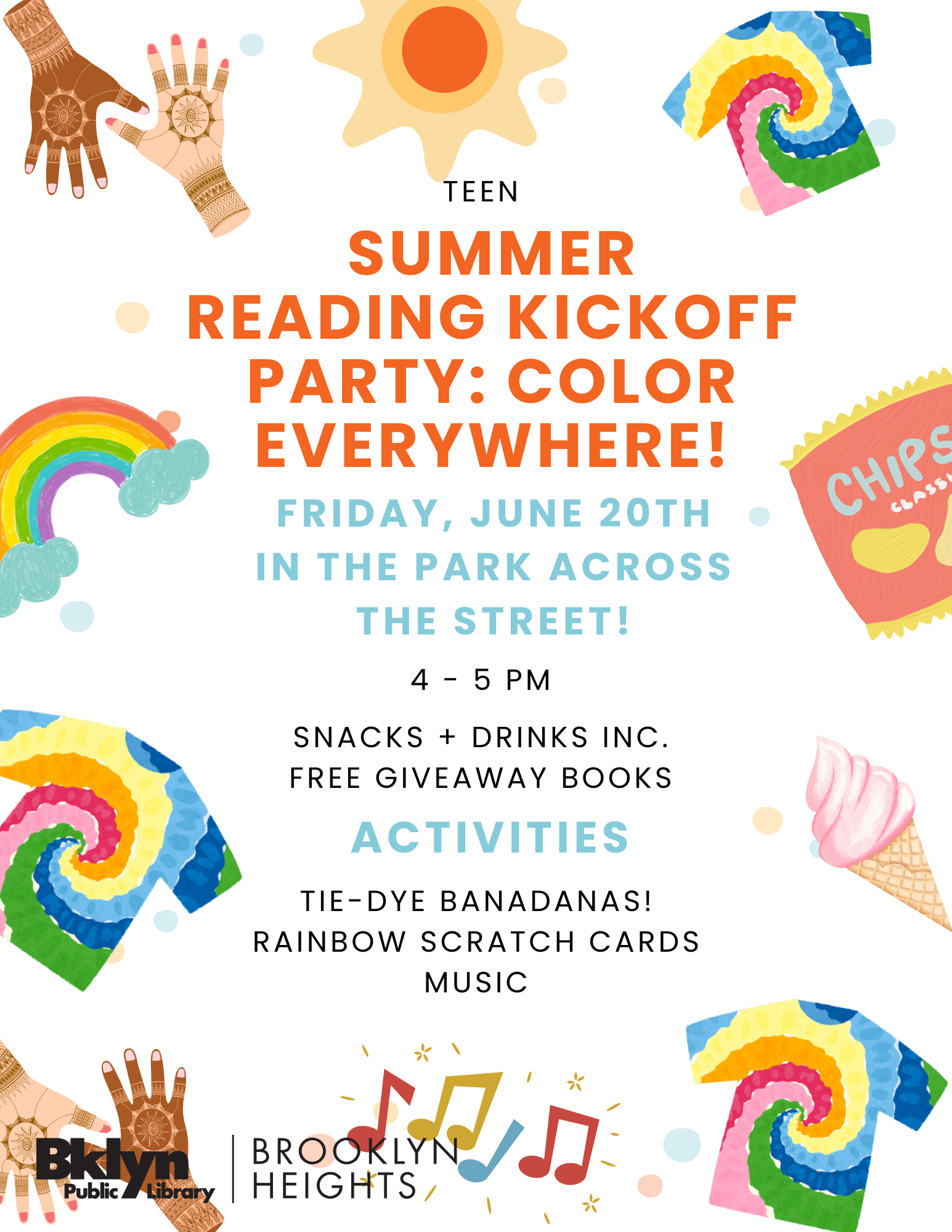 Outdoor Summer Kickoff Event @ Brooklyn Heights | Brooklyn Public Library