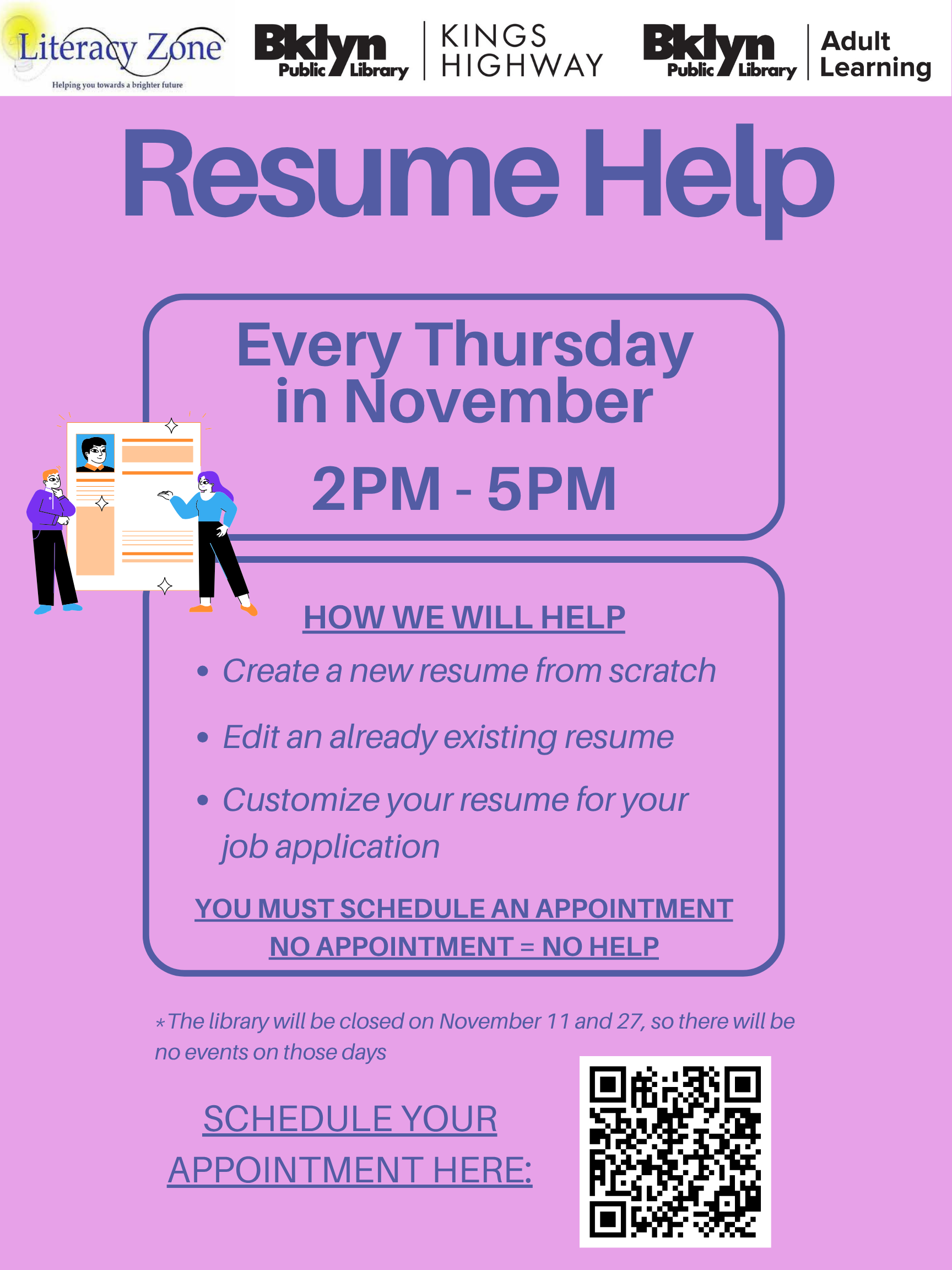 Resume Help | Brooklyn Public Library