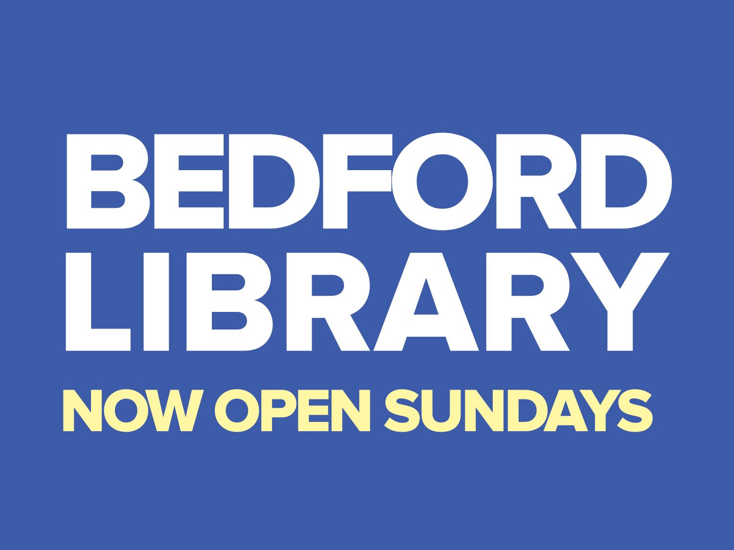 Now Open Sundays at Bedford Library | Brooklyn Public Library