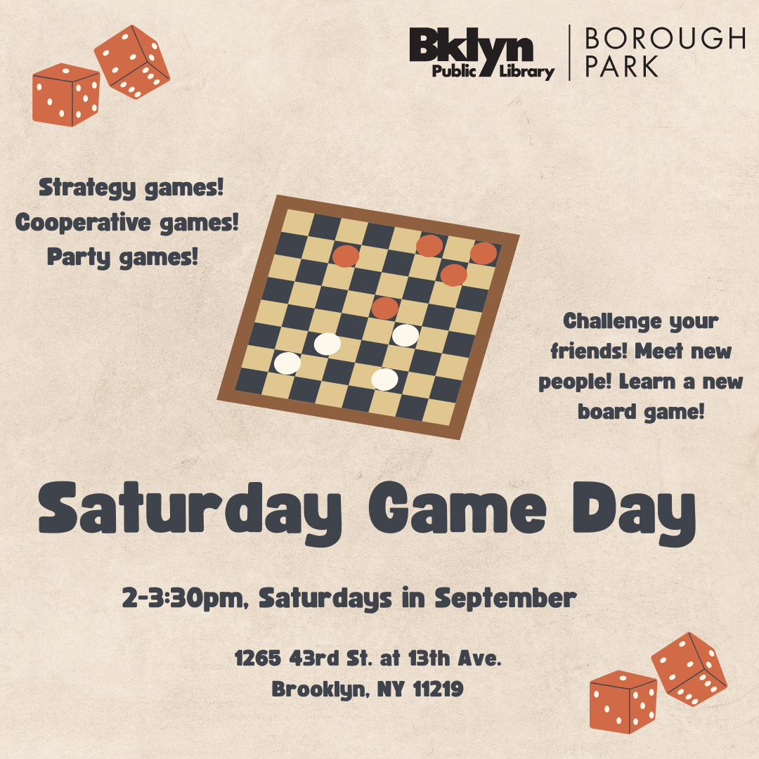 Board Games for Adults | Brooklyn Public Library