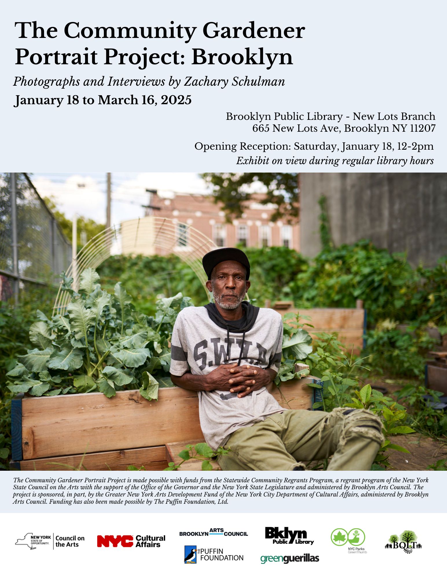 Community Gardener Portrait Project | Brooklyn Public Library