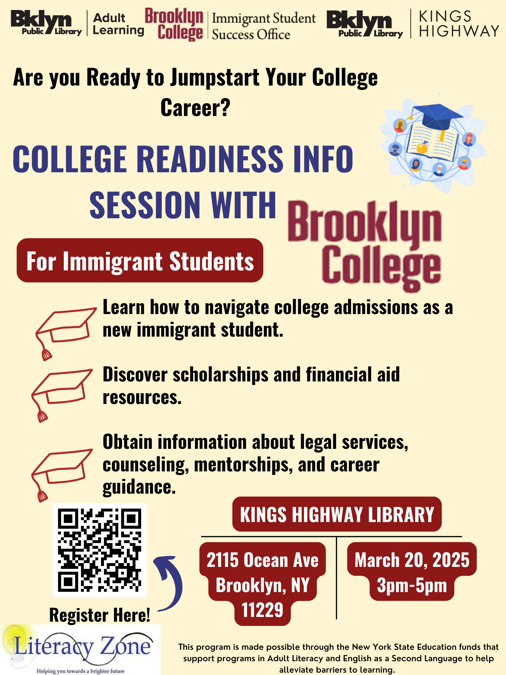 Brooklyn College Info Session | Brooklyn Public Library