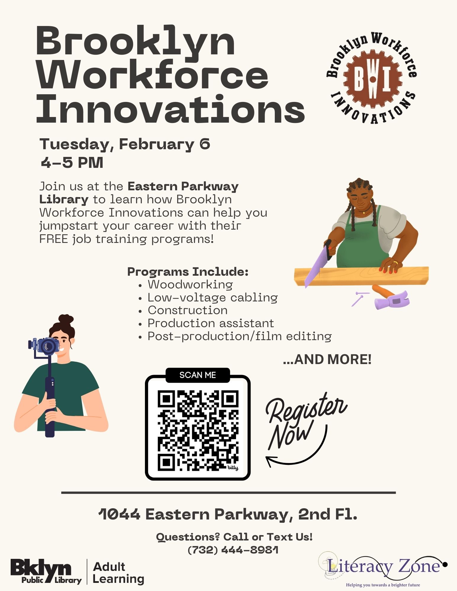 Brooklyn Workforce Innovations Information Session | Brooklyn Public ...