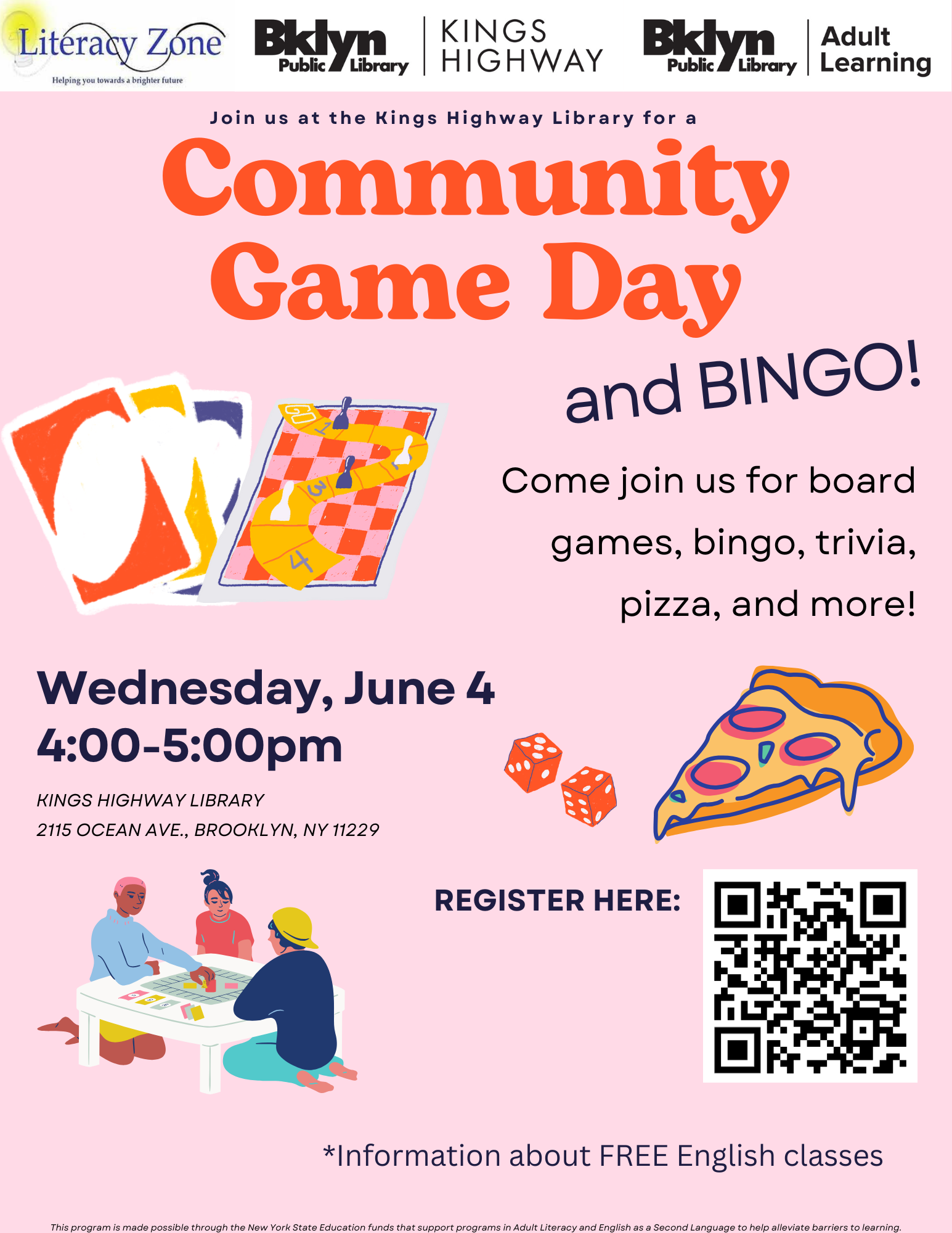 Community Game Day | Brooklyn Public Library