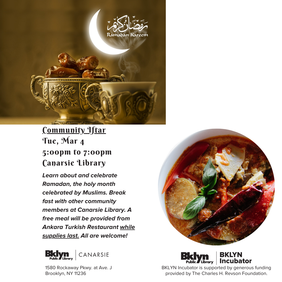 Community Iftar | Brooklyn Public Library