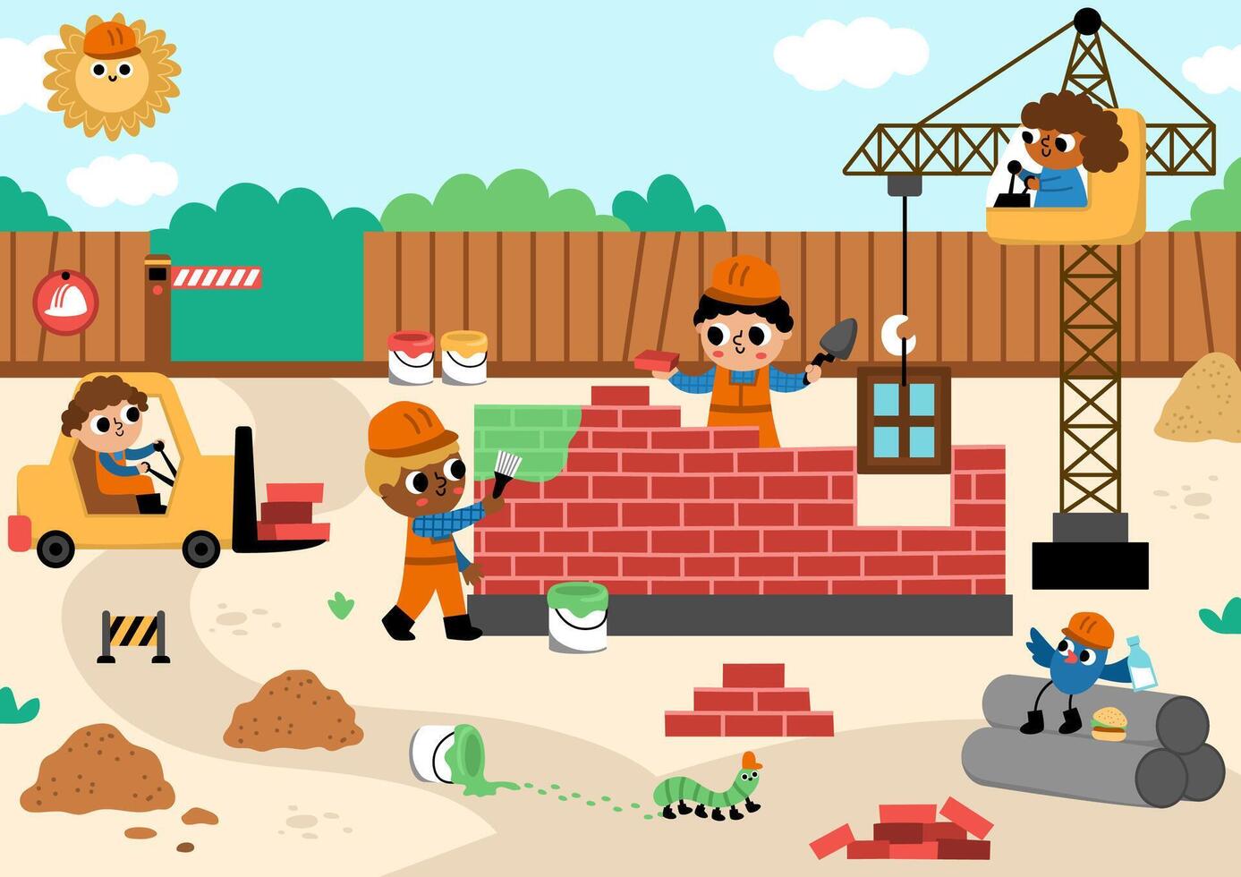 Kids Create: Construction site play | Brooklyn Public Library