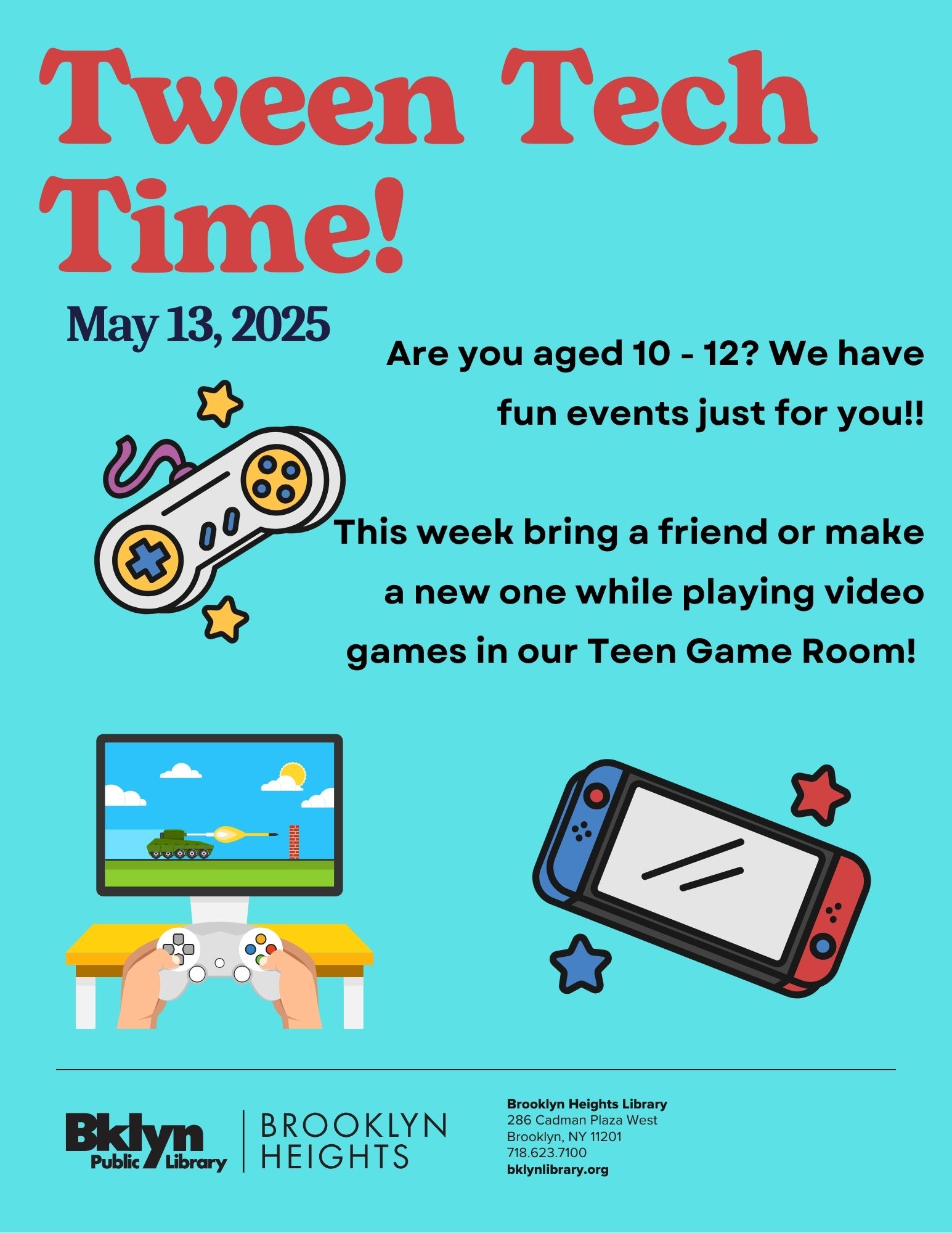 Tween Tuesdays: Tech Time | Brooklyn Public Library