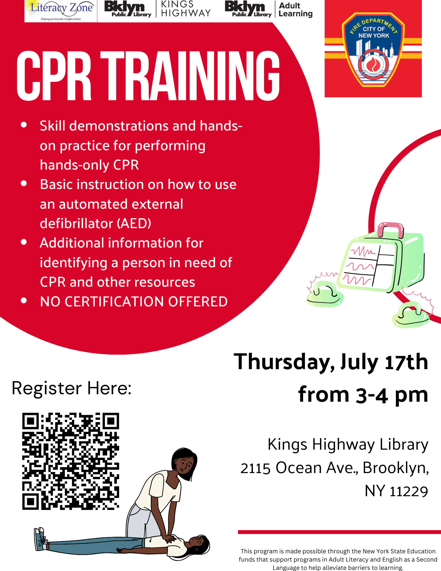 CPR Training | Brooklyn Public Library