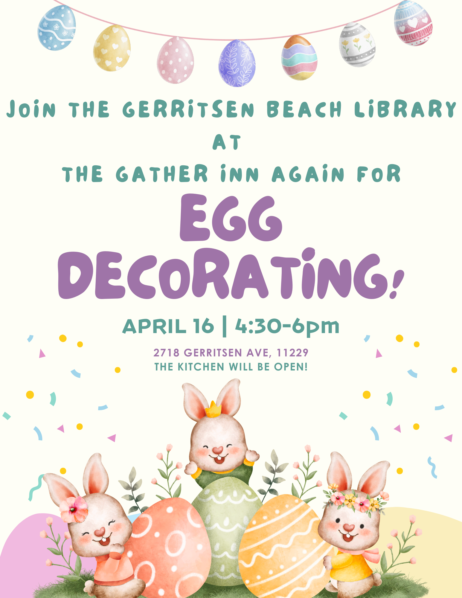 Easter Egg Decorating! | Brooklyn Public Library