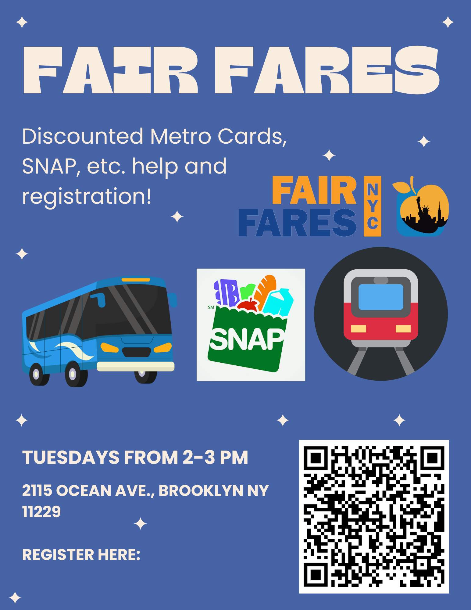 SNAP & Fair Fares Drop-in | Brooklyn Public Library
