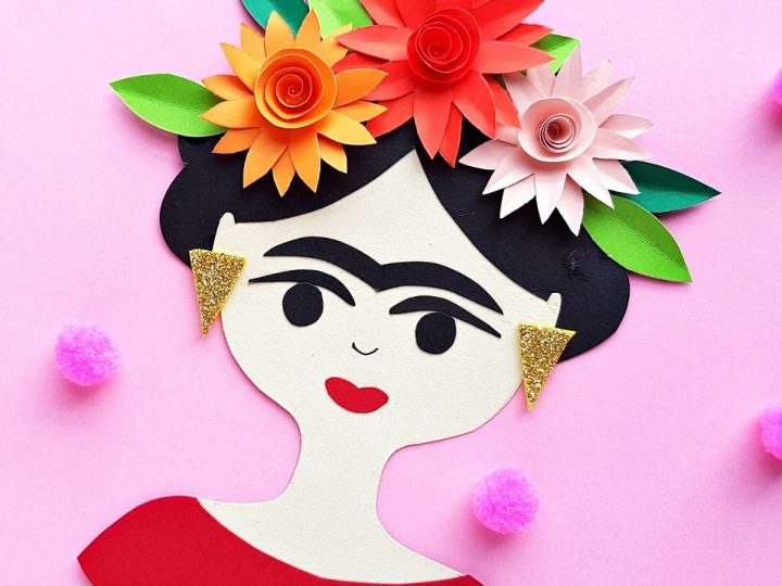 Grab & Go Craft: Celebrate Women's History Month: Frida's portrait with ...