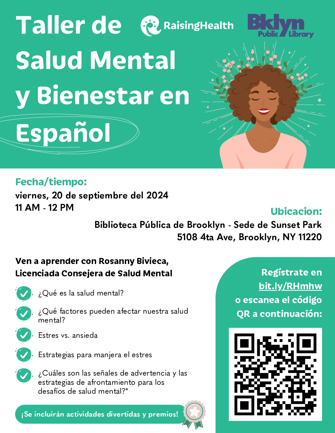 Taller de Salud Mental y Bienestar en Español / Mental Health and ...