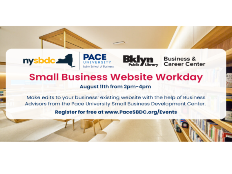 Small Business Website Workday (at Brooklyn Public Library) | Brooklyn ...