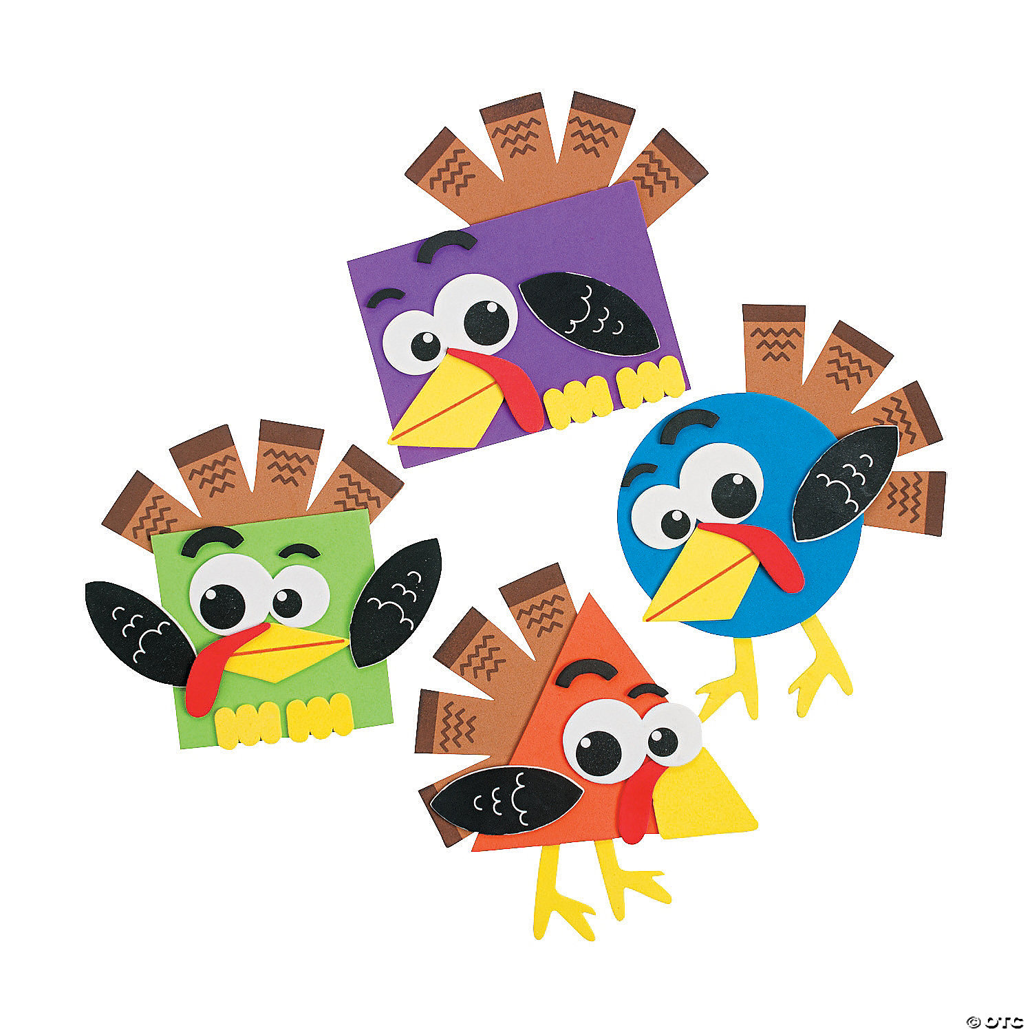 Grab & Go Craft: Shape Turkey puppet | Brooklyn Public Library