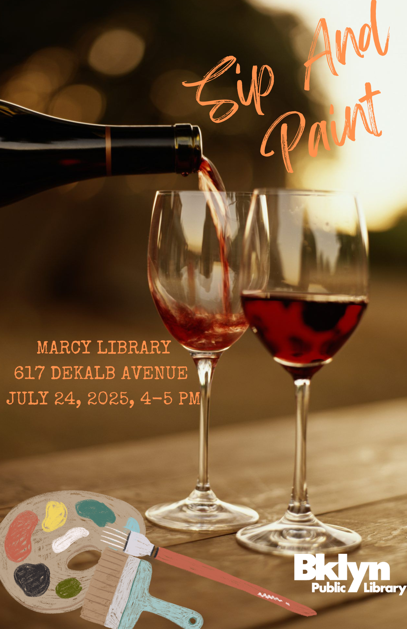 Sip And Paint | Brooklyn Public Library