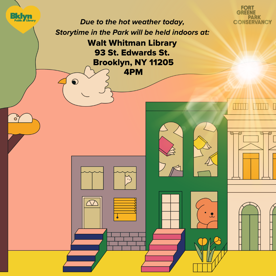 *Note Location Change* Bilingual Storytime in Fort Greene Park ...