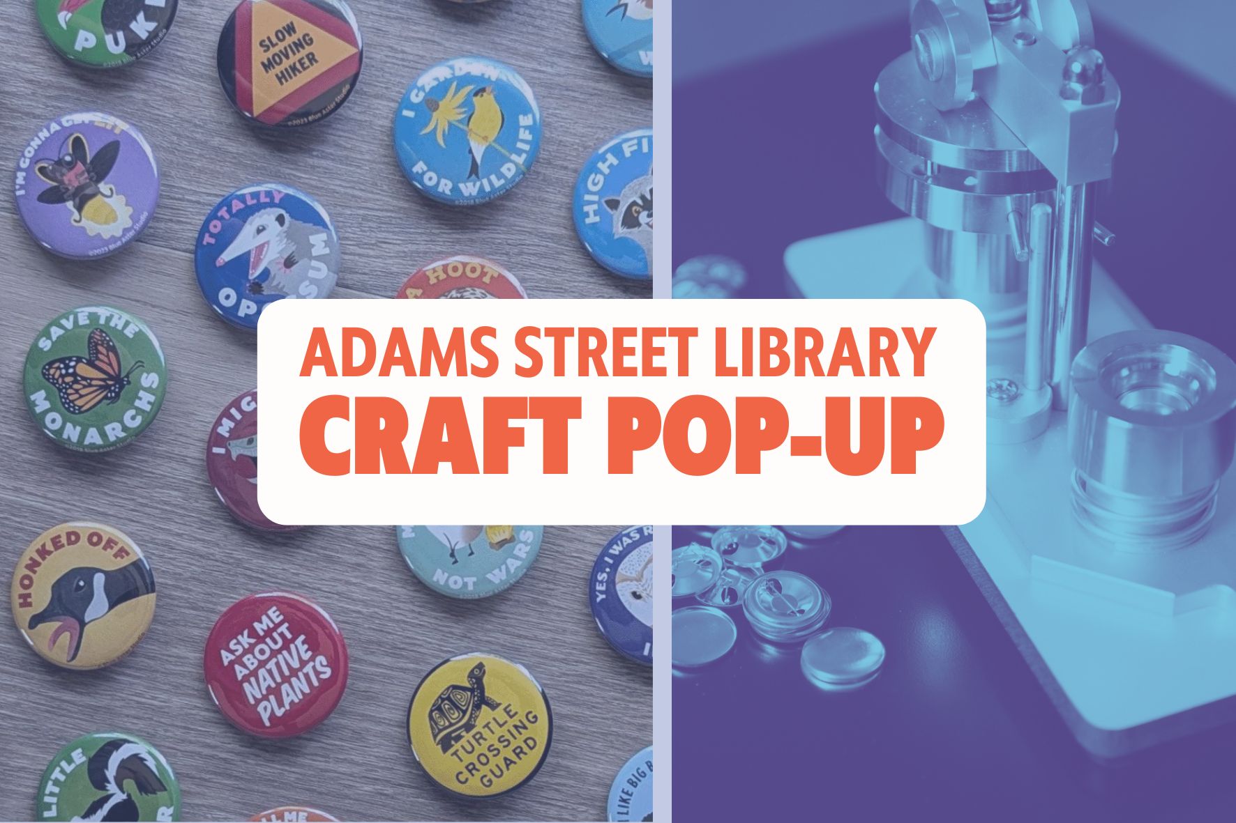Craft Pop-up: Button Making | Brooklyn Public Library