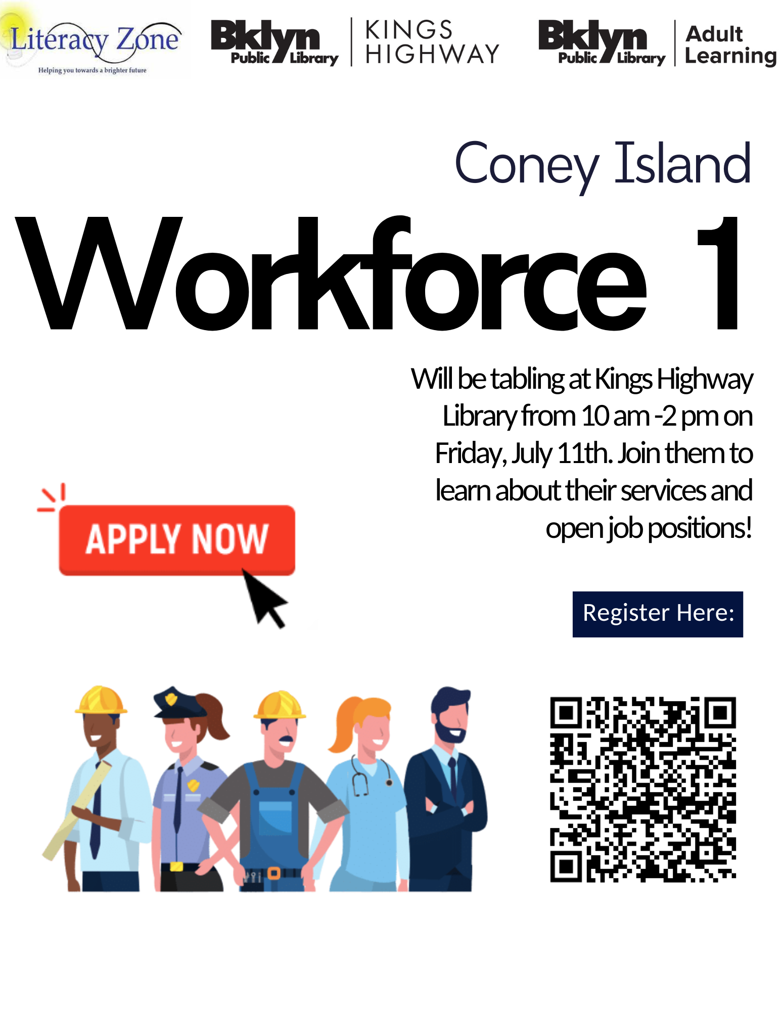 Workforce 1 Job Recruitment & Tabling | Brooklyn Public Library