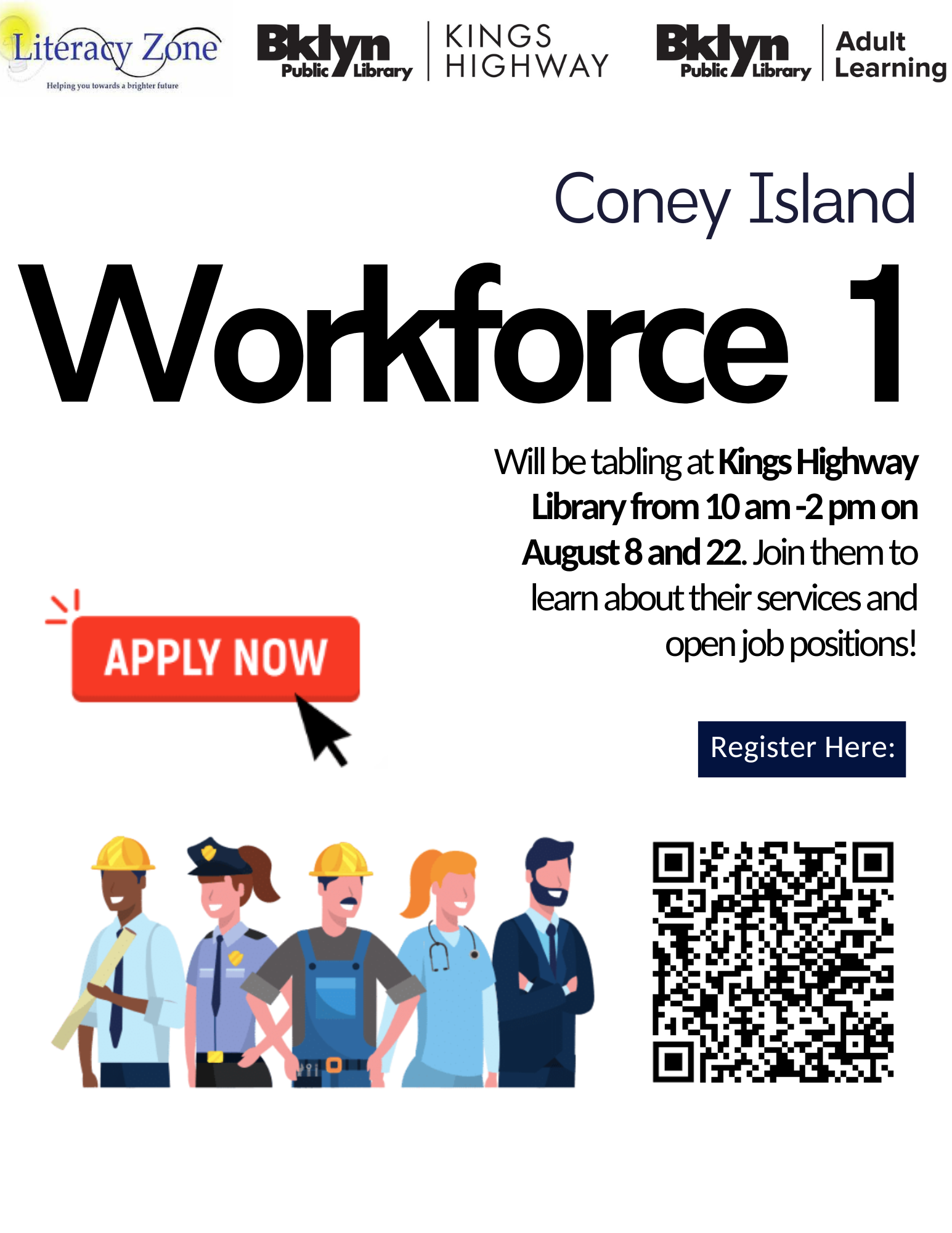 Workforce 1 Job Recruitment & Tabling | Brooklyn Public Library