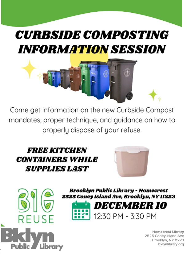 Curbside Composting Information Session | Brooklyn Public Library