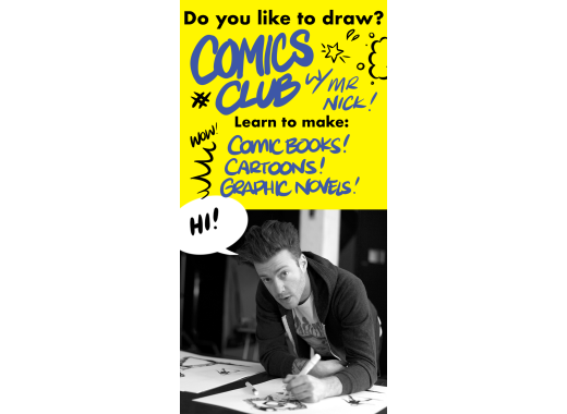 Comic Book Drawing Class with Mr. Nick | Brooklyn Public Library