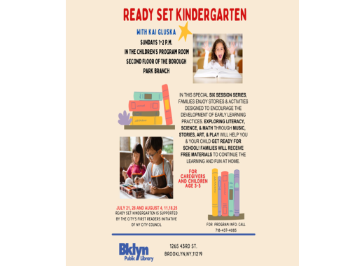 Ready Set Kindergarten | Brooklyn Public Library