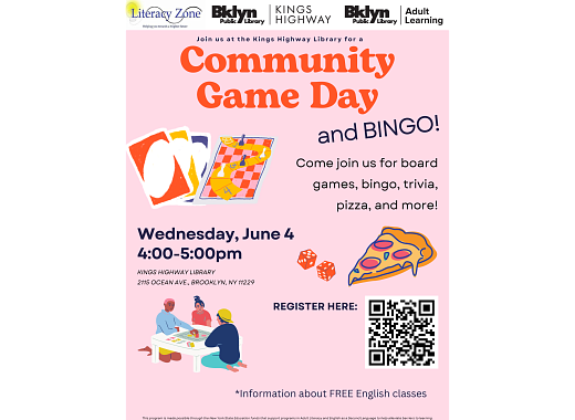 Community Game Day | Brooklyn Public Library