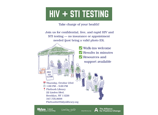 Free HIV/STI Testing | Brooklyn Public Library