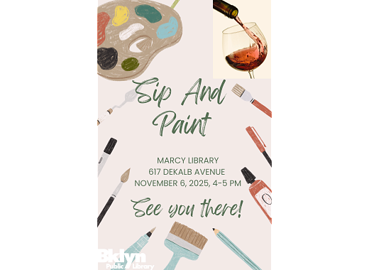 Sip And Paint | Brooklyn Public Library