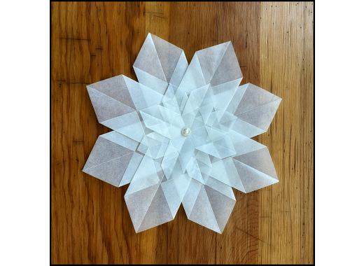 papercraft snowflake